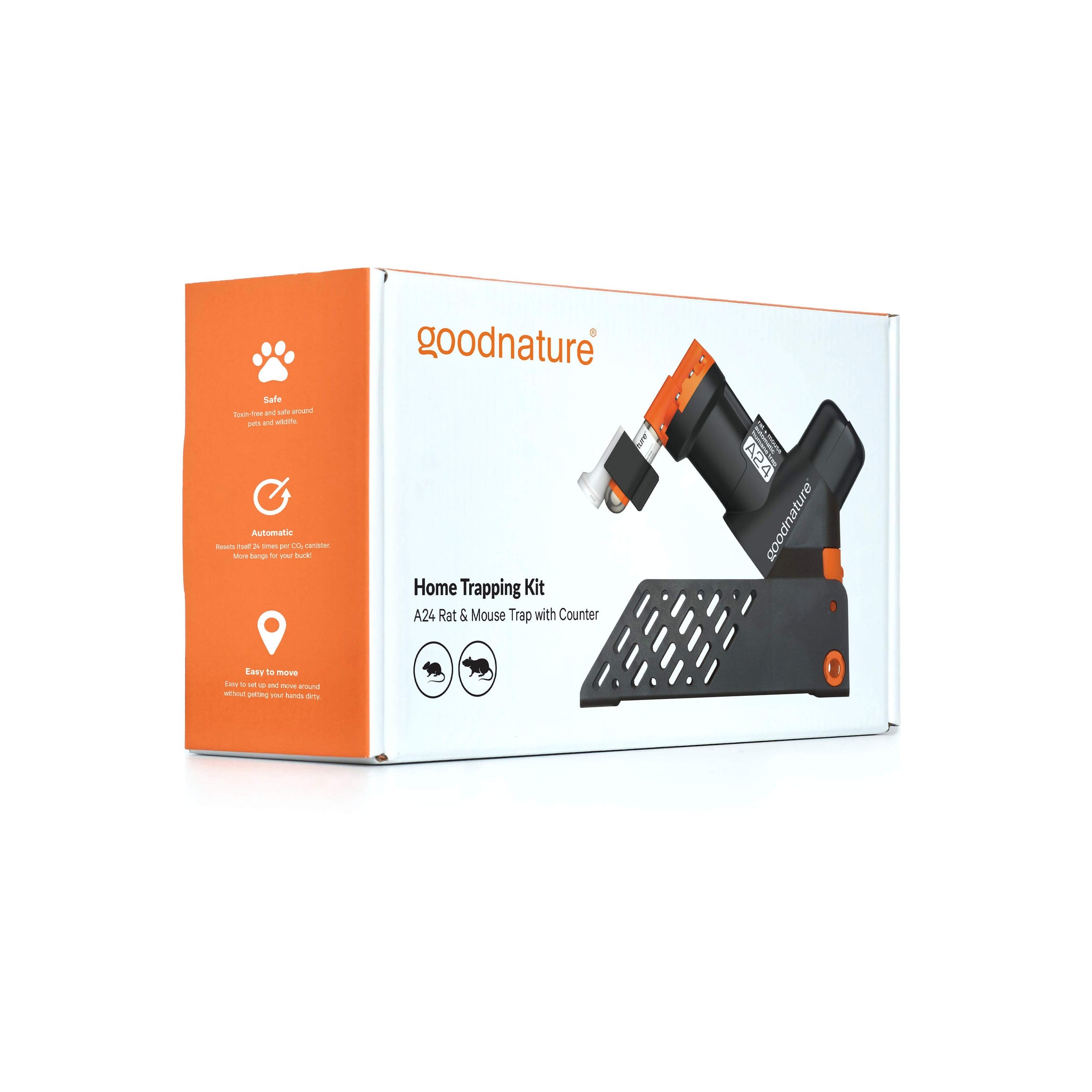 Home Trapping Kit A24 Rat & Mouse Trap with Counter | Goodnature USA